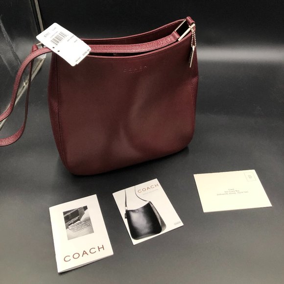 Coach | Bags | Coach Wine Color Shoulder Handbag | Poshmark